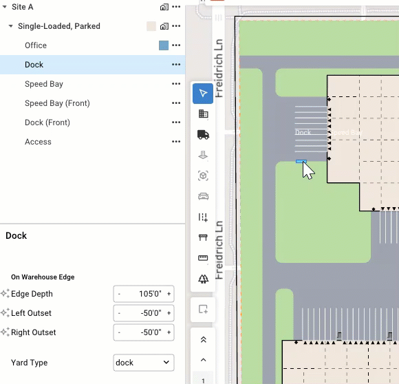 How to add end bays, docks, green buffers, and yards to an industrial ...