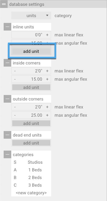 Higher Density Unit Editor - Kit of Parts