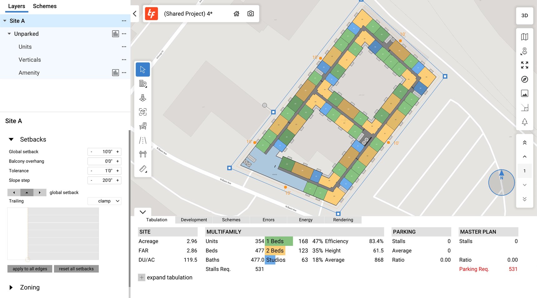 TestFit User Interface