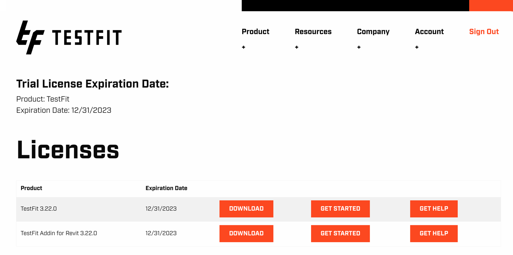 How to log into the TestFit portal