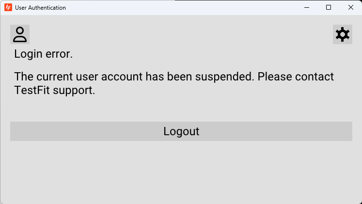 Error: "Login error: The current user account has been suspended ...