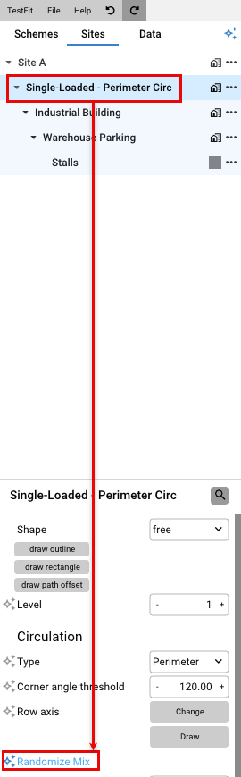 How do I Randomize my Warehouse Mix?