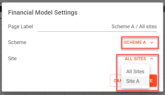 How do I create a Live Pro Forma or financial model in the web?